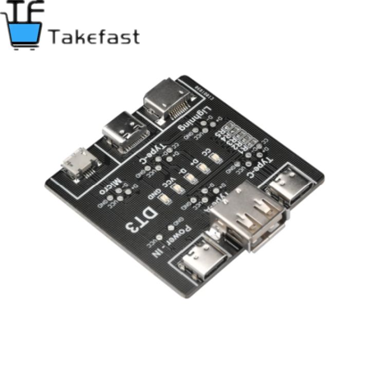 DT3 Data Cable Detection Board Type-C Micro USB C Cable Tester Short ...