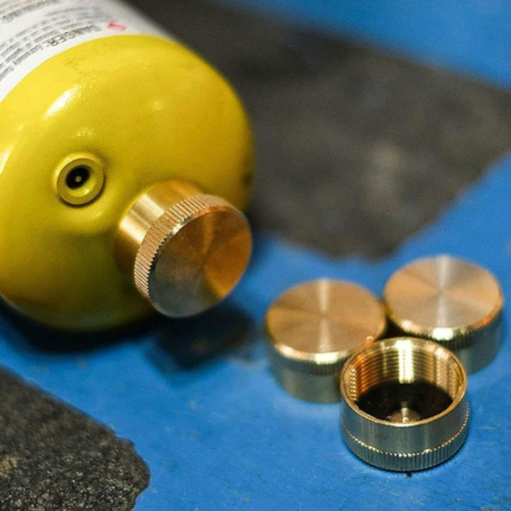Brass Refill Cap 1 LB Propane Bottle Gas Tank Cylinder Sealed Cap ...