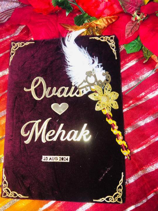 Nikkah booklet 8x12 | Daraz.pk