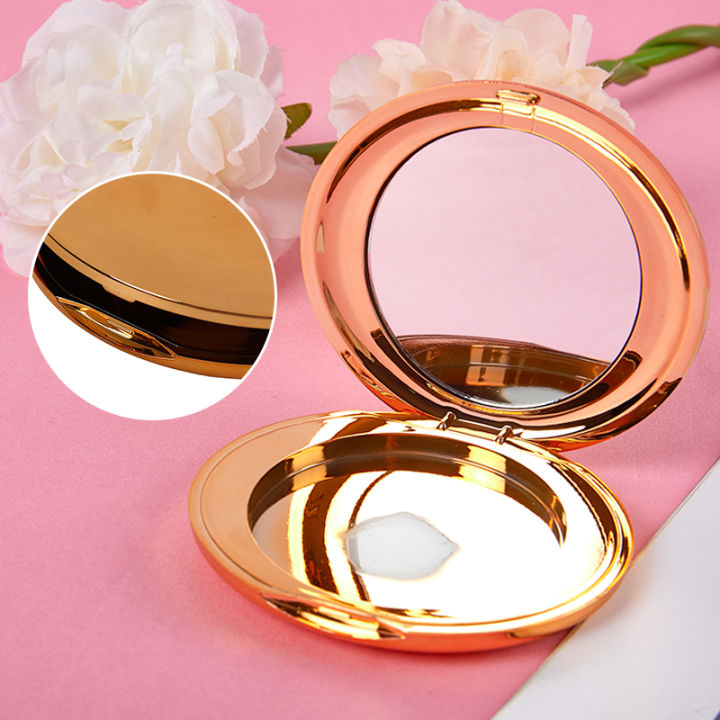 DIY Blush Box With Mirror Foundation Box Portable Empty Cosmetics ...