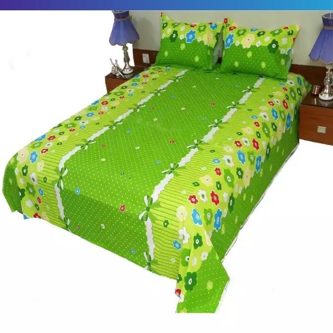 Double King-Size Bedspread in Various Printed Colors (7'x8') Suti ...