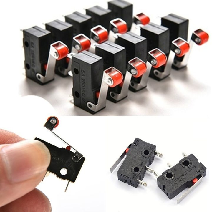 5pcs Micro Roller Lever Arm Open Close Limit Switch KW12-3 PCB Microswitch | Daraz.com.bd