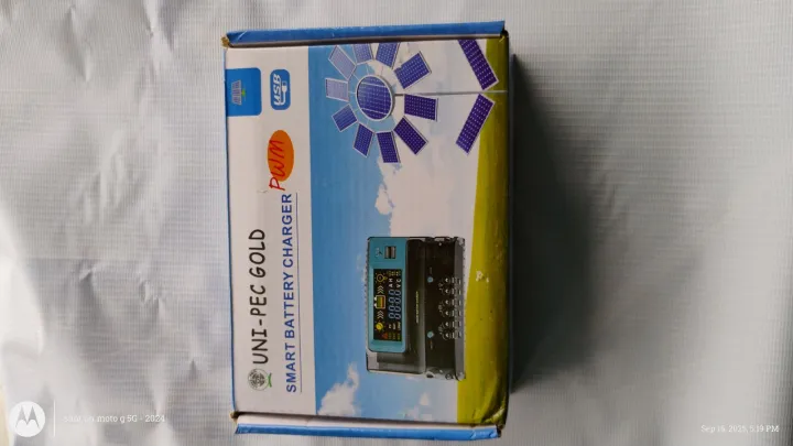 Uni Pec Gold Smart Battery Charger pwm type 12 24 volt 30ampere With 2 ...