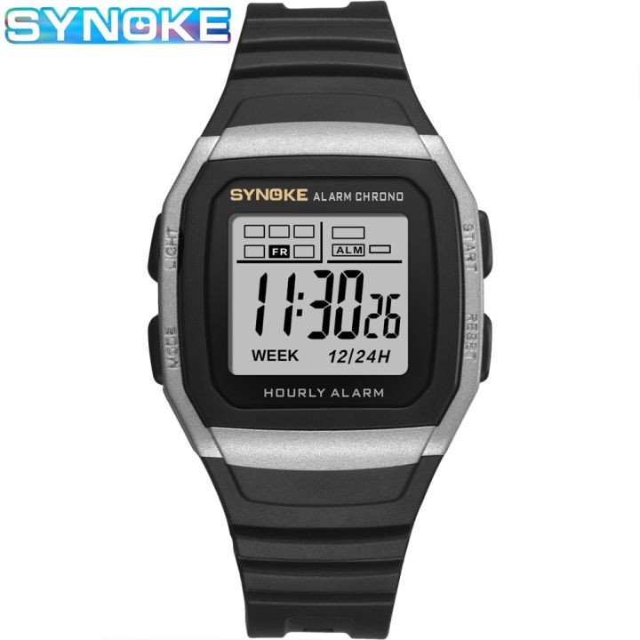 SYNOKE Student Electronic Watch Outdoor Sports Boy Luminous Waterproof ...