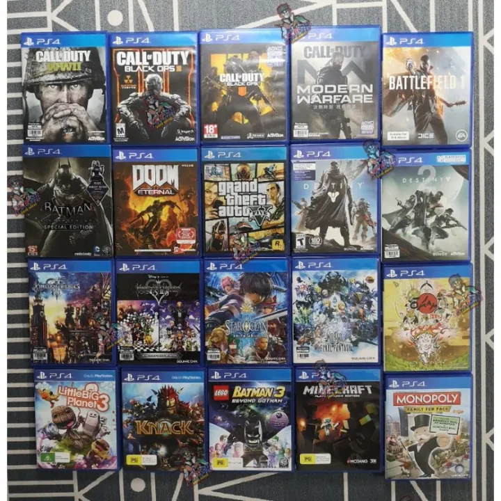 PS4 Games Disc | PlayStation 4 Original Games CDs | Action, GTA 5, FIFA ...
