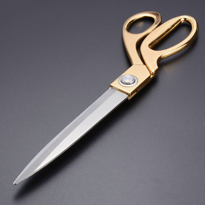 Golden Handle Stainless Steel Tailor Scissors-Large(10.5 Inch) | Daraz ...
