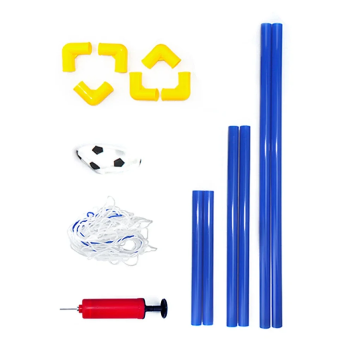 1PC Indoor Mini Folding Soccer Goal Net Plastic Football Post Frame Set ...