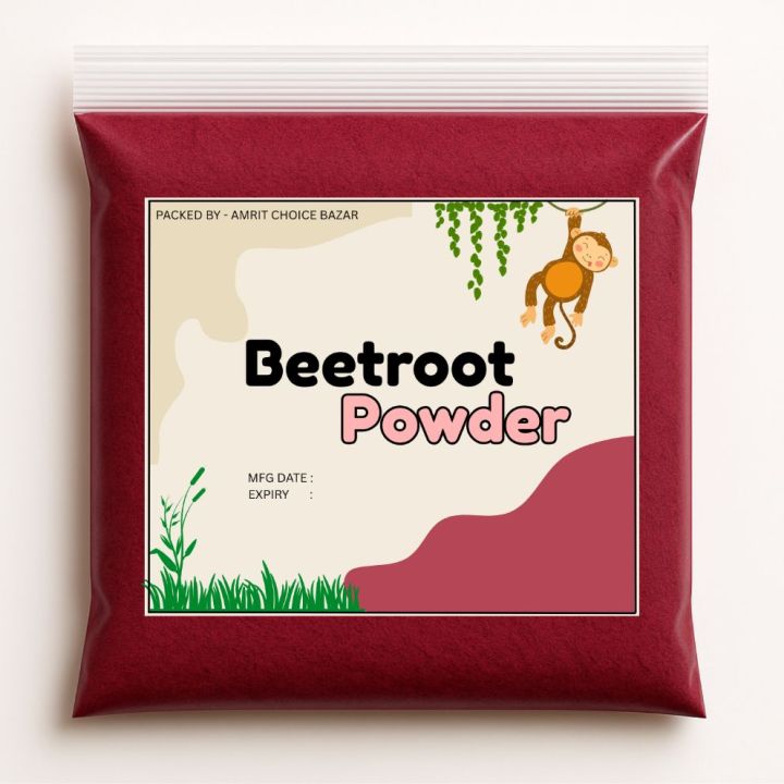 Beetroot Powder 100% Natural Pure Beetroots 100 Gms Food Supplement ...