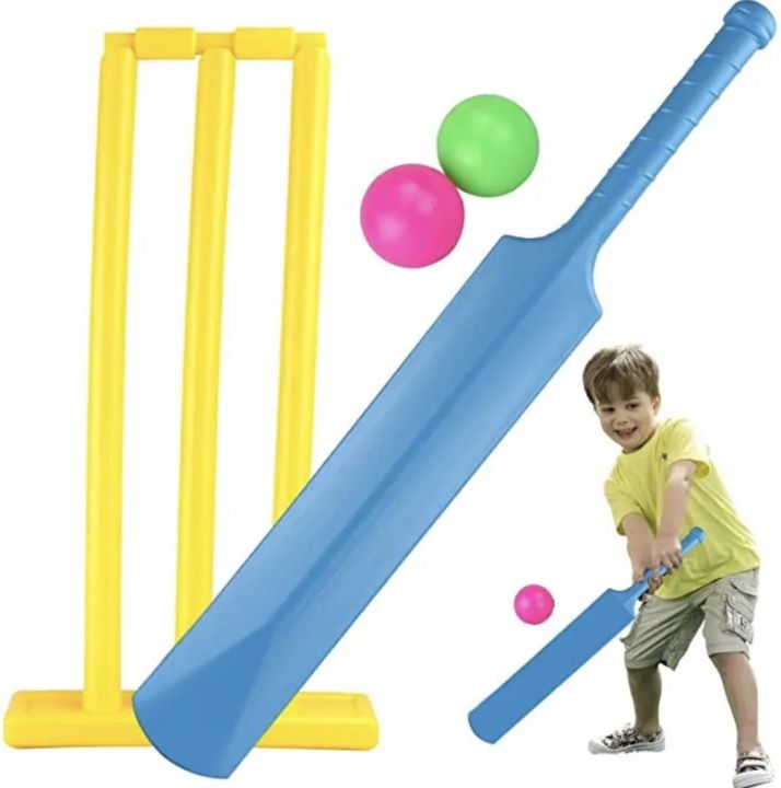 Kids Cricket Set Cricket Bat Stumps Set Sports Backyard Beginner ...