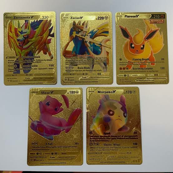 Pokemon card Golden cards pack of 5 | Daraz.pk