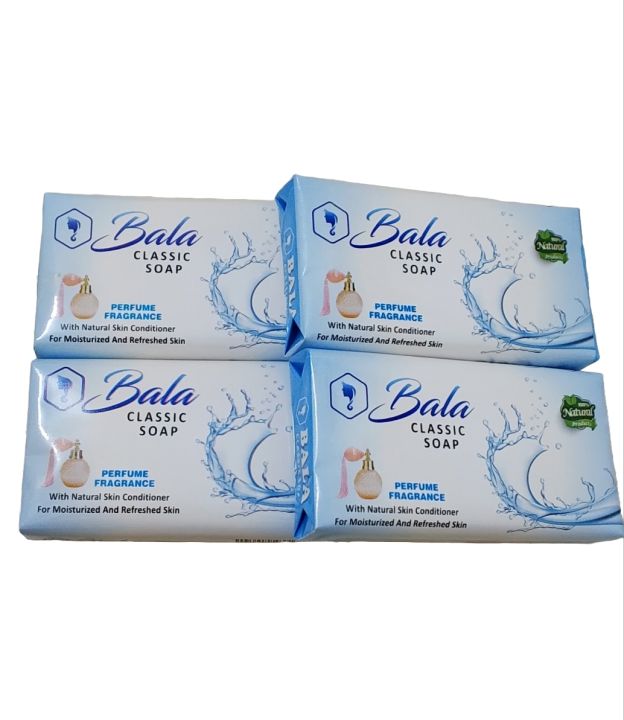 (pack of 4)**Bala Bath Soap for summer Natural Herbal Whitening Beauty ...