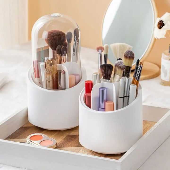 Generic 360° Rotary Cosmetic Brush Storage Bucket | Makeup Organizer ...