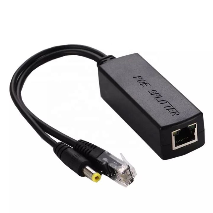 POE Splitter 48V Input 12V 1.2A Output DC 5.5 * 2.1mm Power Over ...