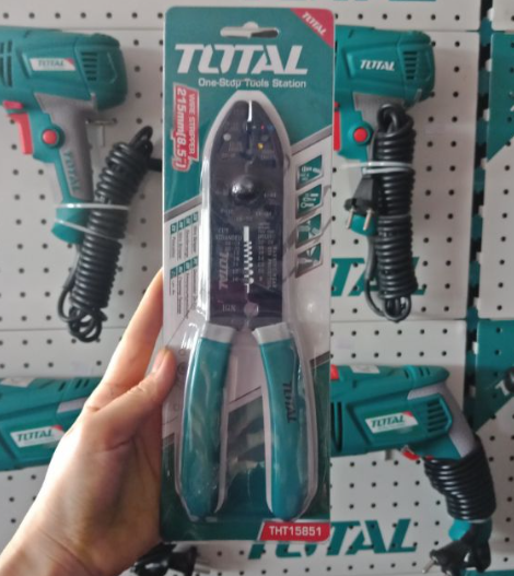 Total 8.5 inch (215mm) wire stripping pliers tht15851 | Shop.com.mm