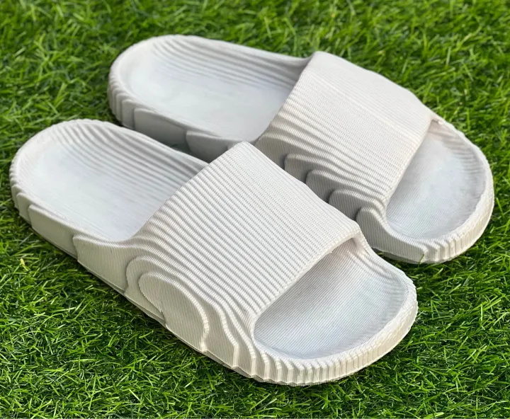 New Fashionable Adilette Textured Slip-on Slide Slippers Sandals ...