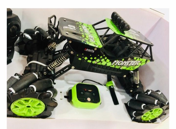 4WD RC Rechargeable Watch & Remote Control Large Size OFF ROAD Jeep 4WD ...