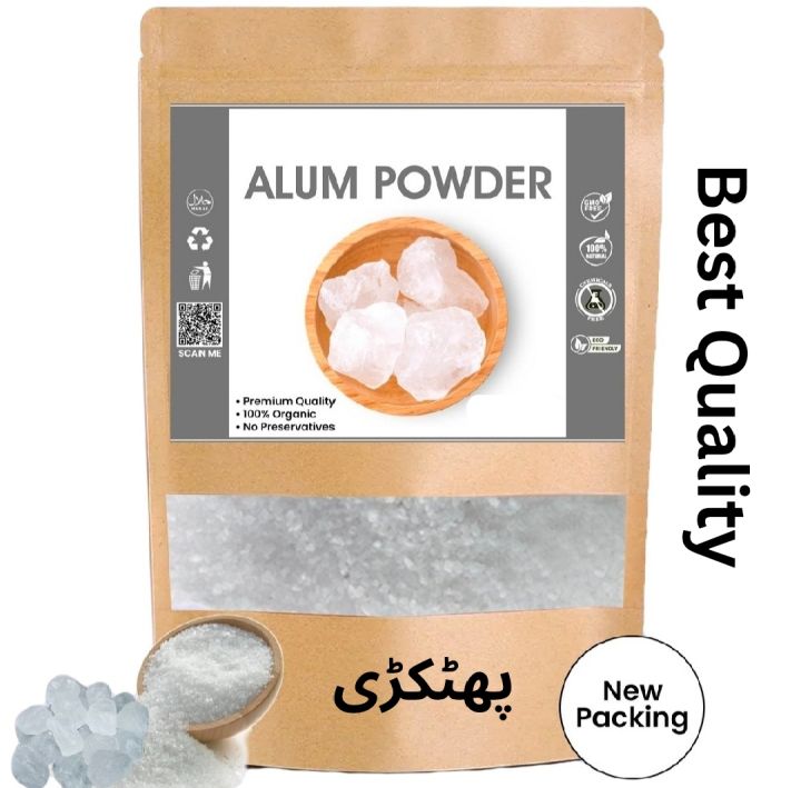 White Alum Powder 100 Gram - Phitkari Powder - Phatkari Sufaid Powder ...