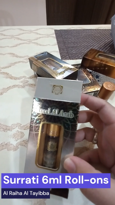 [Pack of 3 Deal] Surrati Burhan, Aseel Al Arab, Arabian Oud Attar ...