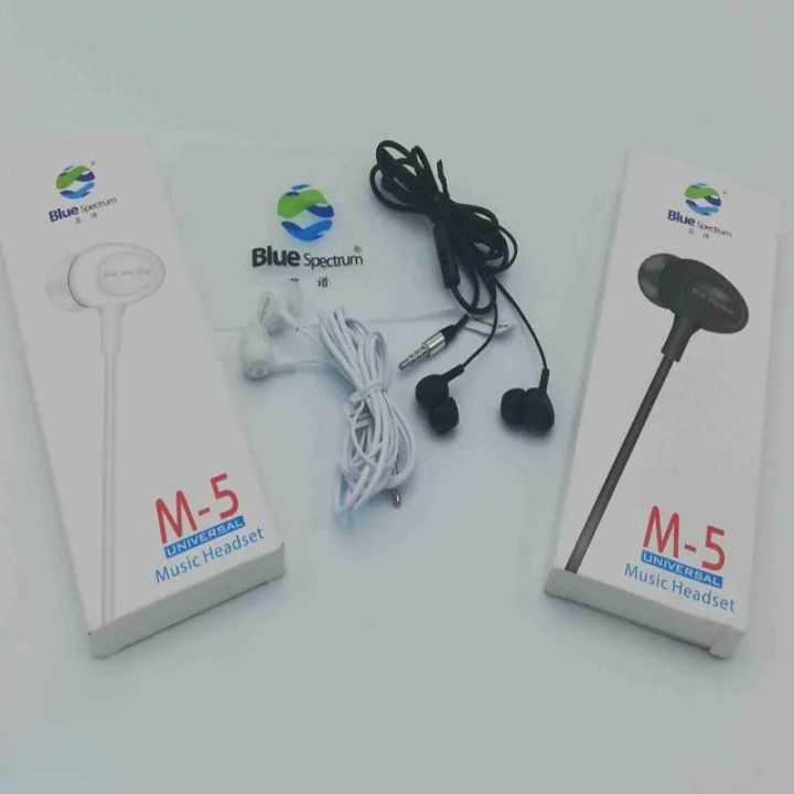 Blue Spectrum M5 Wired Handsfree Original High Quality Headset | Daraz.pk