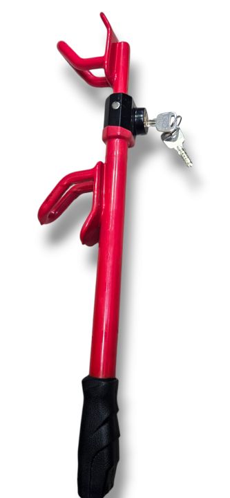 CAR STEERING LOCK / HANDLE LOCK / CROCK LOCK / ANTI THEFT LOCK - New ...