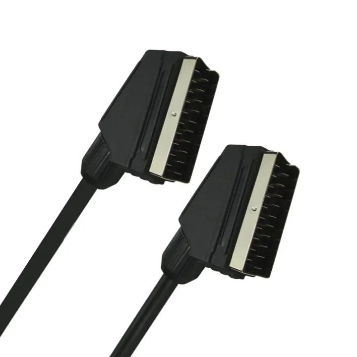 RGB Scart Cable 21-PIN Scart Video Cable for TV Scart to HDMI ...