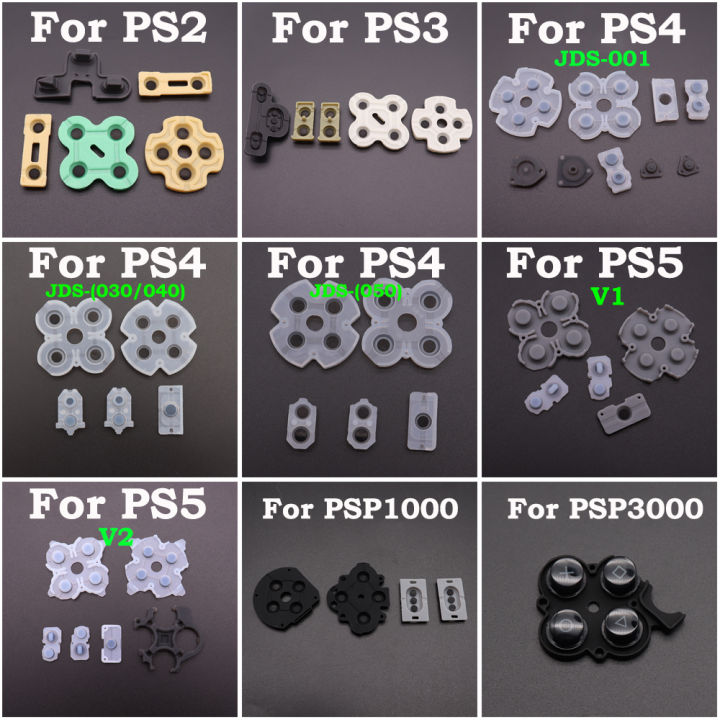 For PS4 JDM-001/010 JDS-030/040/050/055 Silicone Conductive Rubber ...