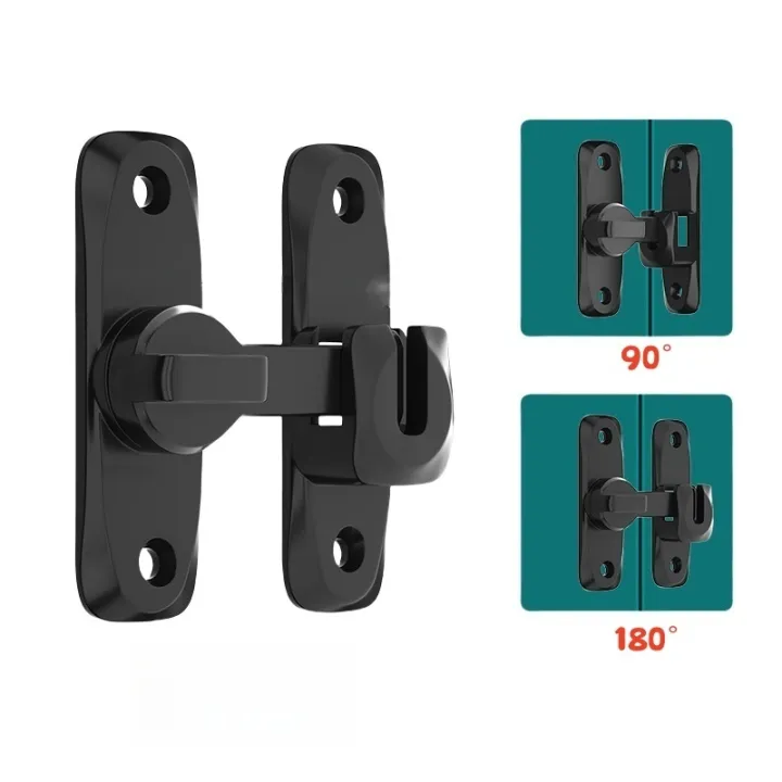 90/180 Degree Barn Door Lock Sliding Door Latch Solid Buckle Cam ...