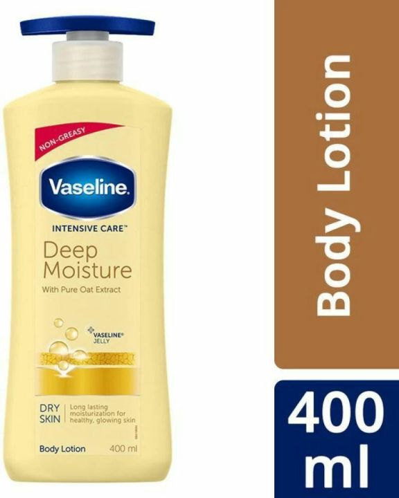 Vaselin intensive care dry skin deep moisture body lotion 400ml | Daraz.lk