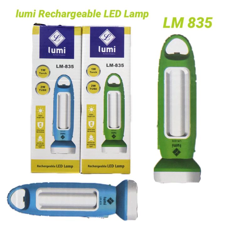 lumi Rechargeable LED Lamp LM 835 | Daraz.lk