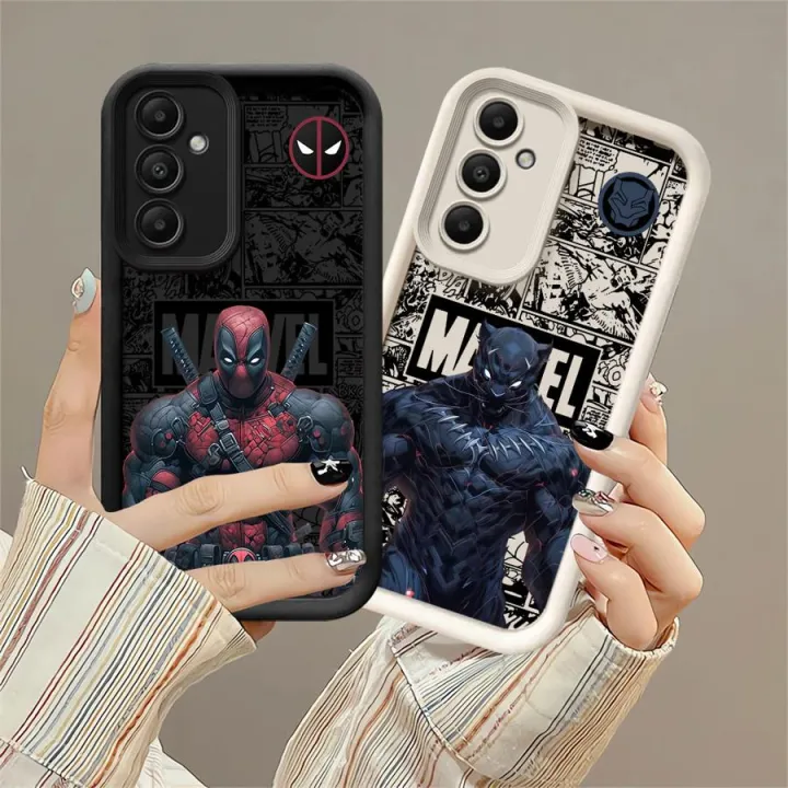 Marvel Deadpool Sipiderman Case for Samsung Galaxy A34 A33 A32 A24 A23 ...