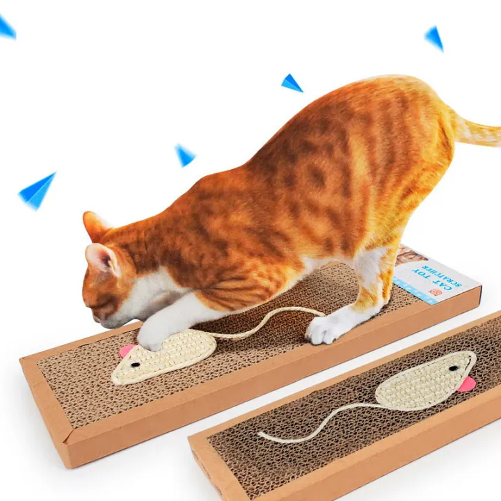 Pet Cat Scratching Board Cat Cardboard Mat Scraper Grinding Claw Toys ...