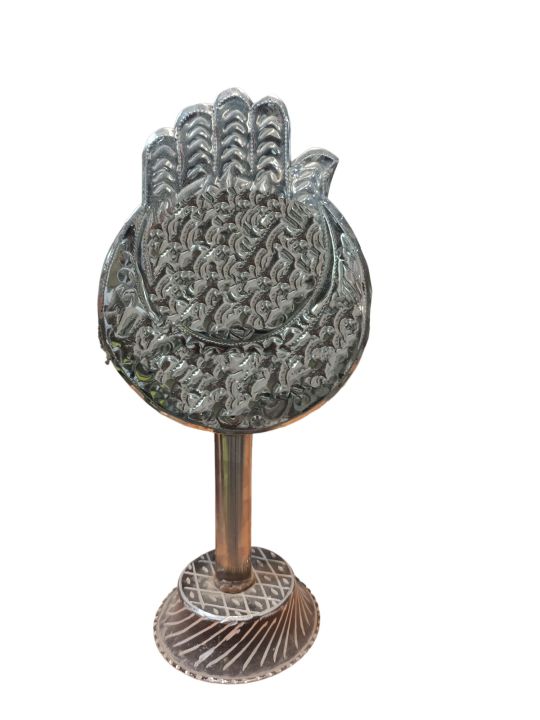 handmade- Metal Alam Hand / Panja stand / for Room / office Table ...