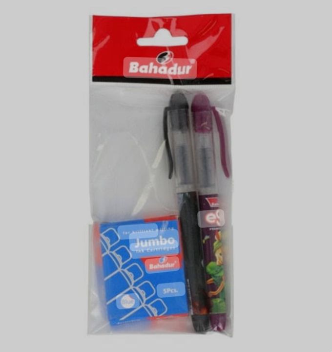 Bahadur Ego Ink pen pack of 2 with filler | Daraz.pk