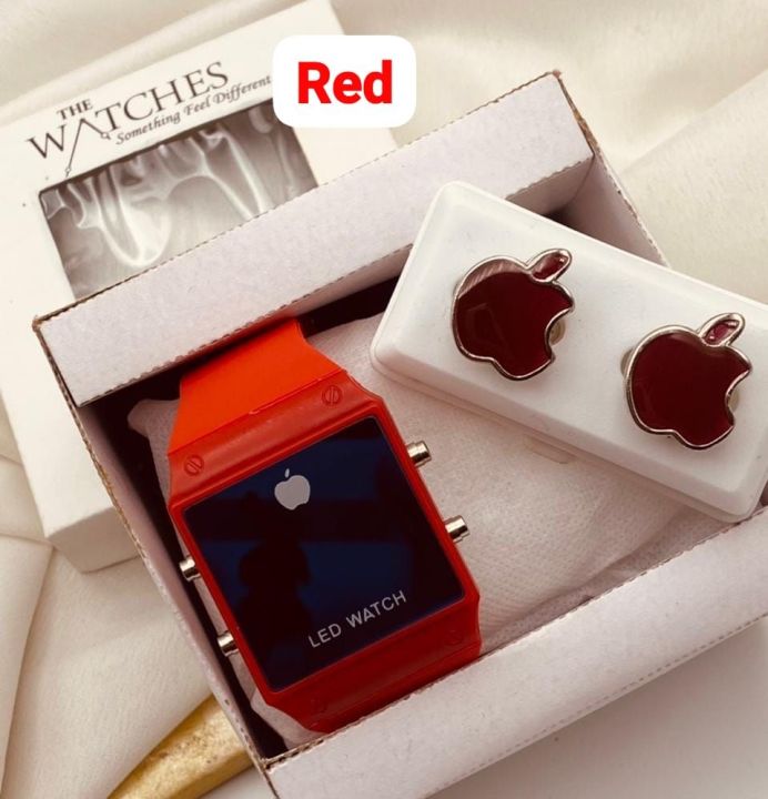 Apple LED watch with Apple cufline | Daraz.pk