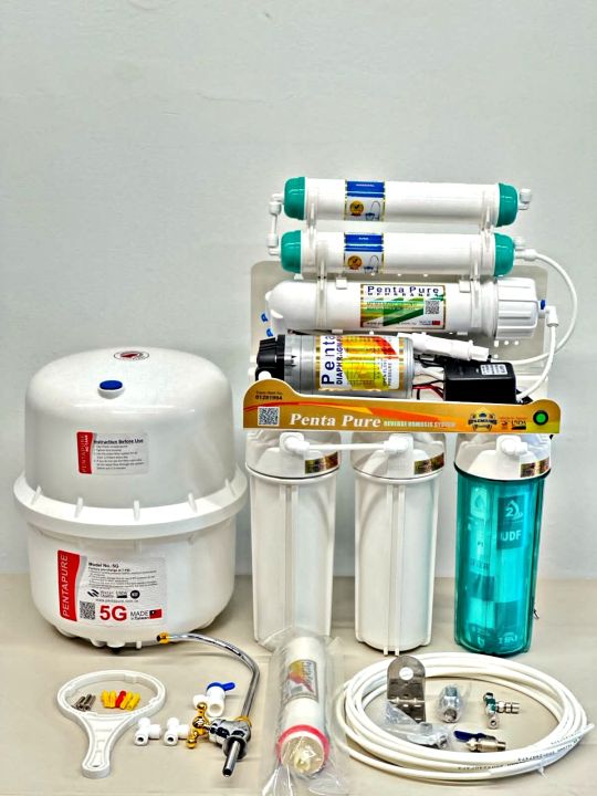 PENTAPURE GENUINE TAIWAN 6 STAGE RO PLANT WITH NATURAL MINERAL FILTER ...