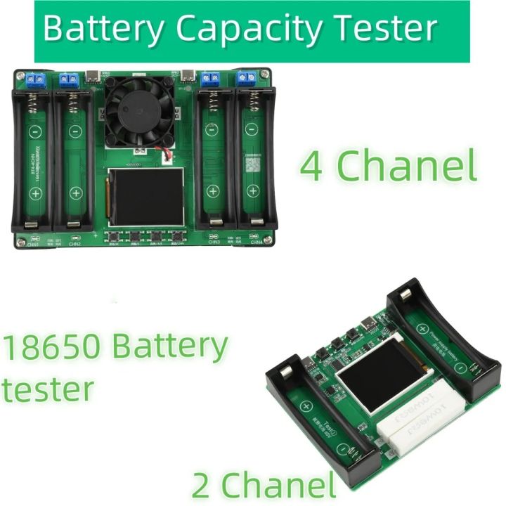 18650 Lithium Battery Capacity Tester MAh MWh Capacity Division ...