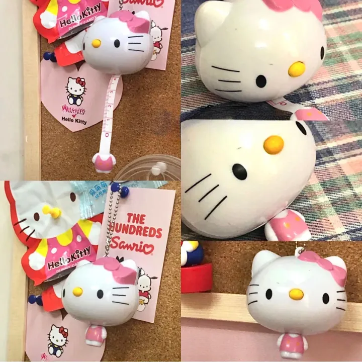 Hello Kitty Sanrio Anime Tape Measure Kawaii Student Girl Heart Mini ...