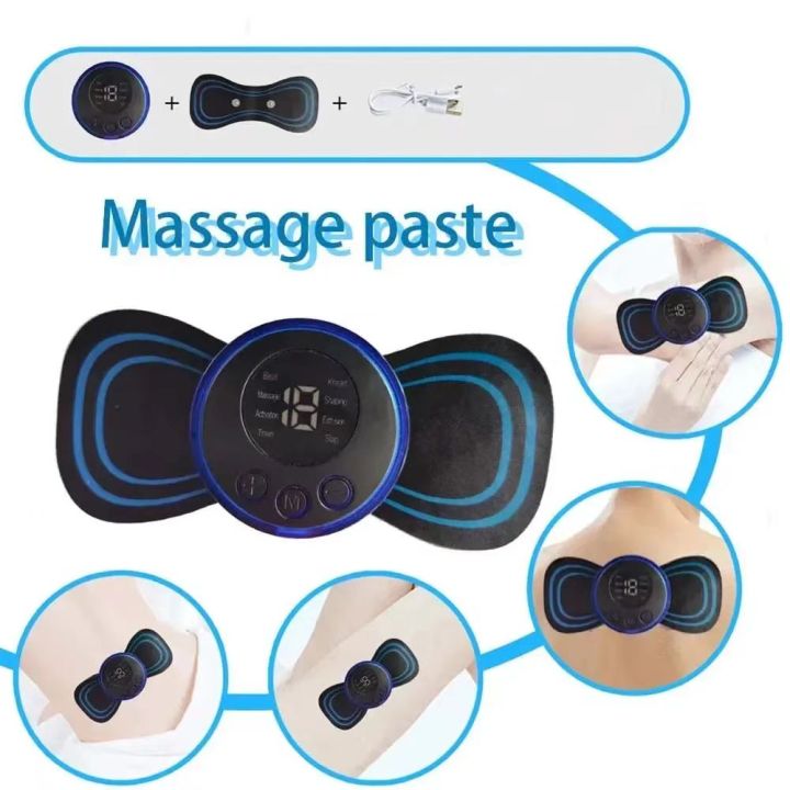 LCD Display Neck Massage Electric Massager Adjustable Full Body ...