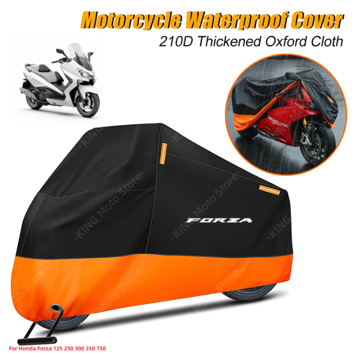 Honda Cover Waterproof For Honda Forza 125 250 300 350 750 Motorcycle ...