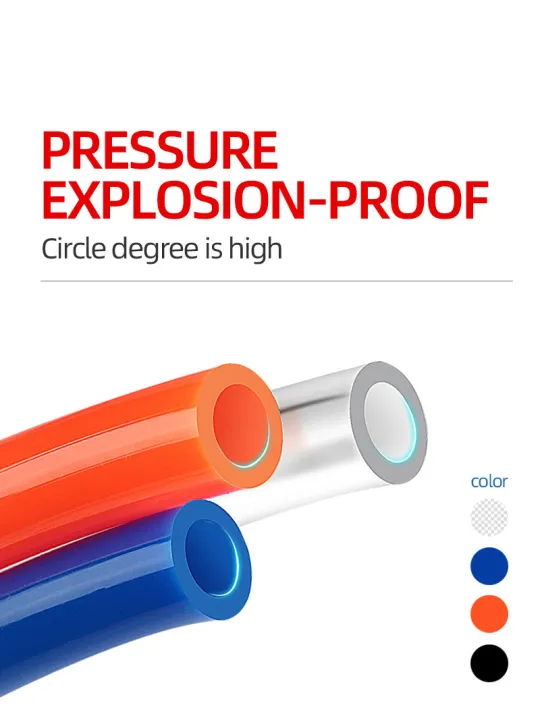 2 Meter PU Air Hose Pneumatic Tube 4mm x 2.5mm 8mm x 5mm Flexible ...