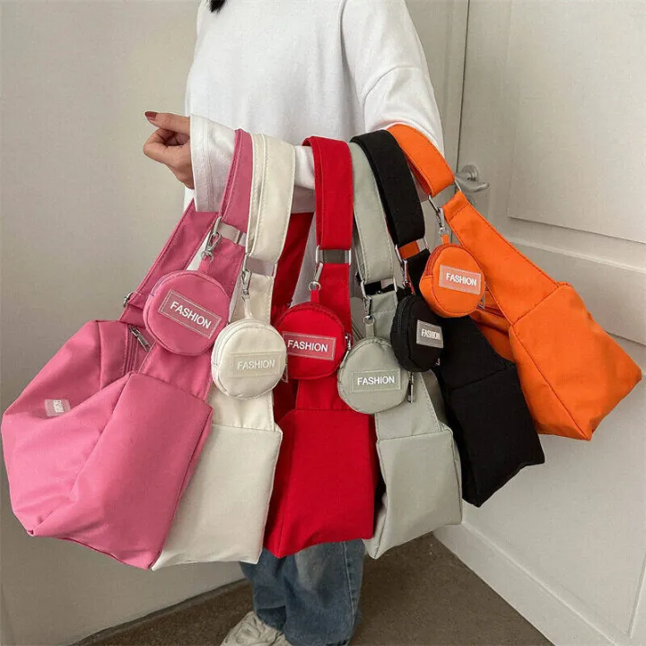 Shoulder bag for students crossbody, women Class bag, ins Wind dress ...