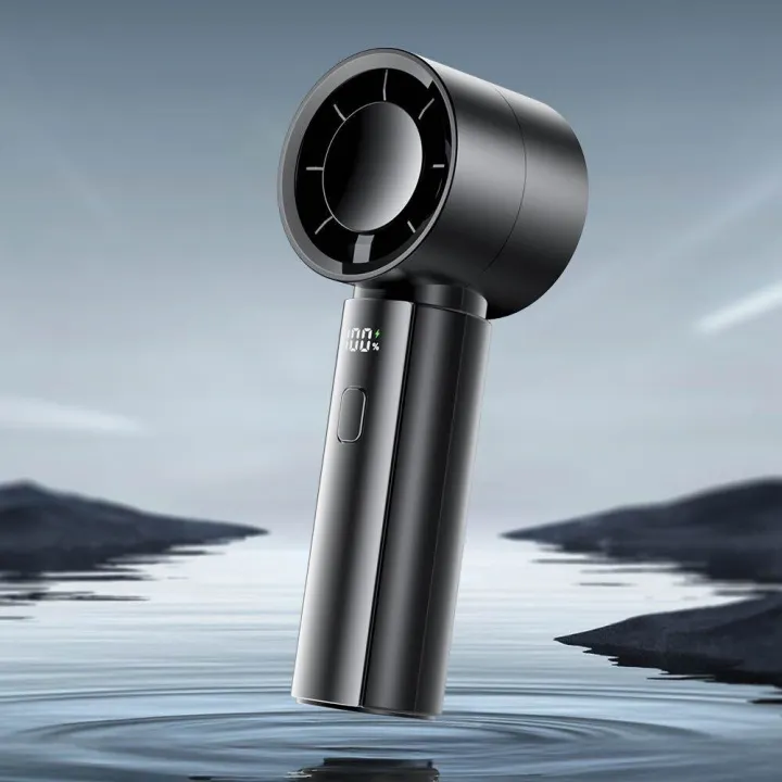 Sky Portable Handheld Turbo Fan, Rechargeable High Speed Personal Fan ...
