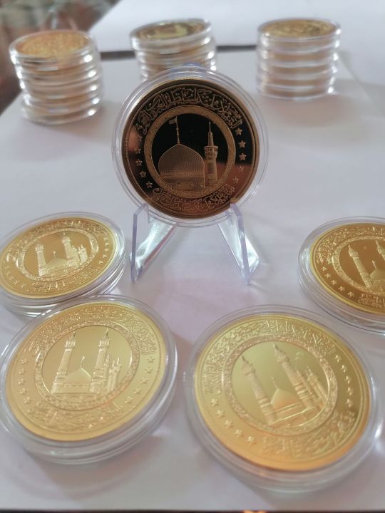 Coin of Imam Ali Raza a.s Gold plated | Daraz.pk