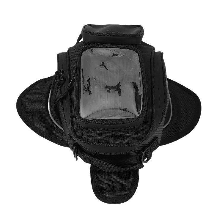 Black Universal Motorcycle Motorbike Riding Strong Magnetic Rainproof ...