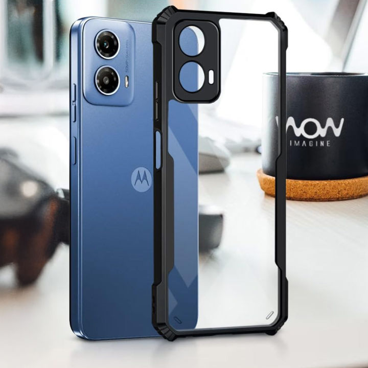 Motorola Moto G34 5G Transparent Premium Quality Back Cover Case ...