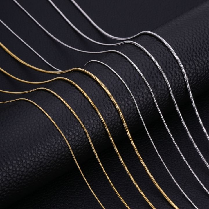 HIYEE Chain Necklace Mix And Match For Women Men Stainless Steel Snake ...