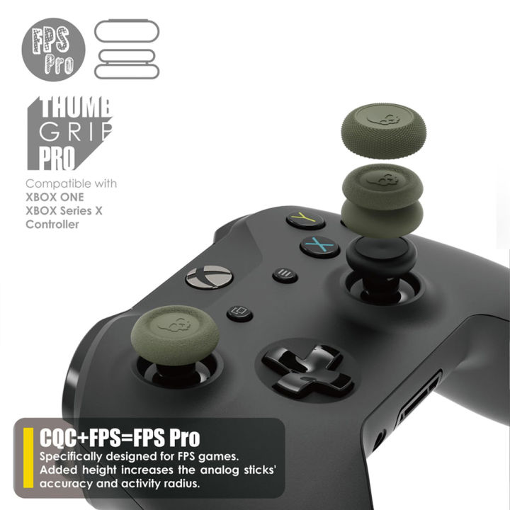 Skull & Co. Skin, CQC and FPS Thumb Grip Set Joystick Cap Analog Stick ...