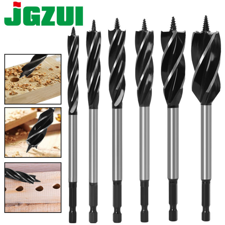 10mm-35mm Twist Drill Bit Set Wood Fast Cut Auger Carpenter Joiner Tool ...