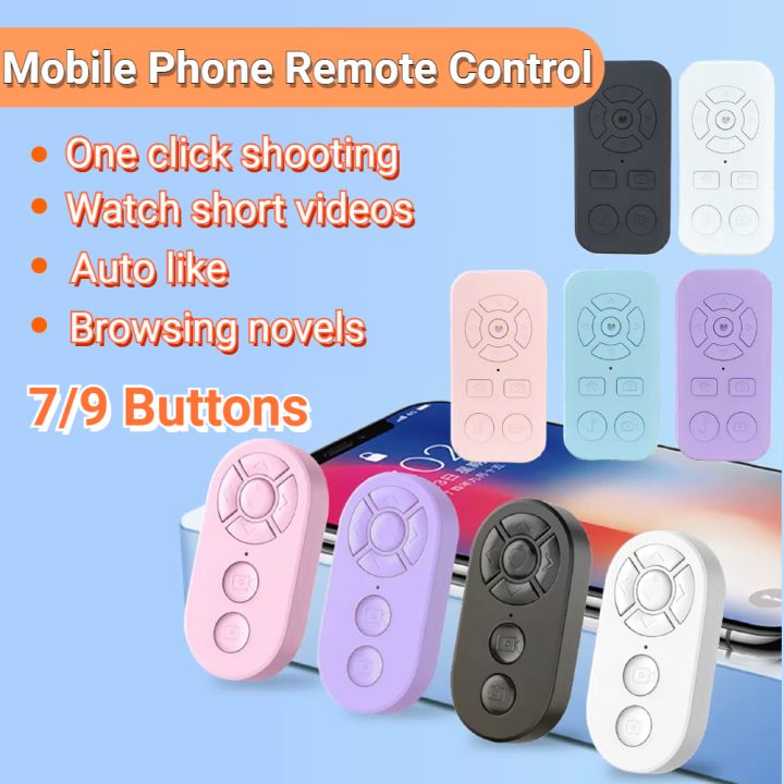 Universal Remote Control Bluetooth-Compatible Rechargeable Selfie Stick ...