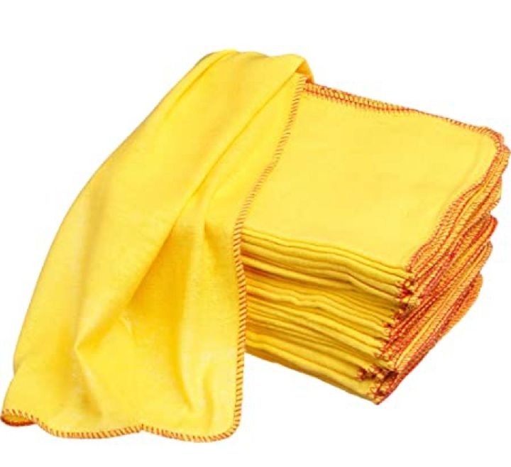 PACK OF 12 DUSTER CLEANING CLOTH FINE QUALITY PRODUCT | Daraz.pk